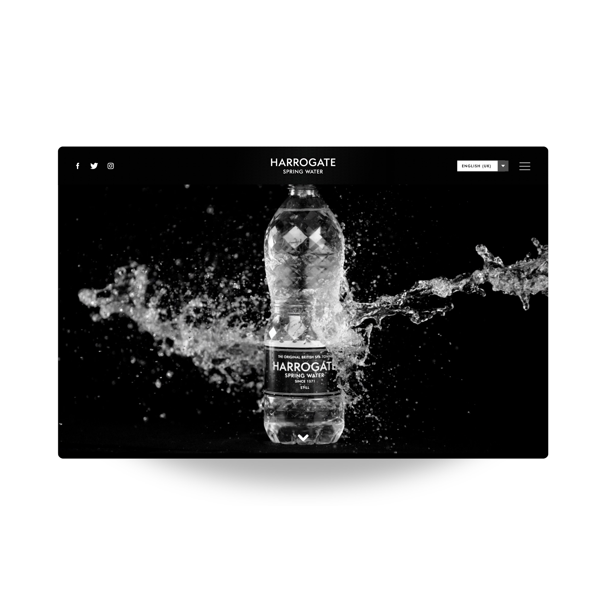 Harrogate Spring Water: Web Design & Branding By Bluestone98
