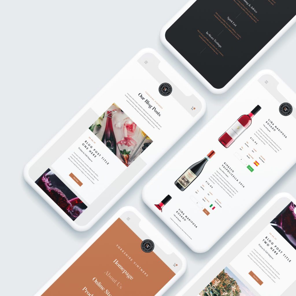 Yorkshire Vintners: Web Design & Rebranding By Bluestone98