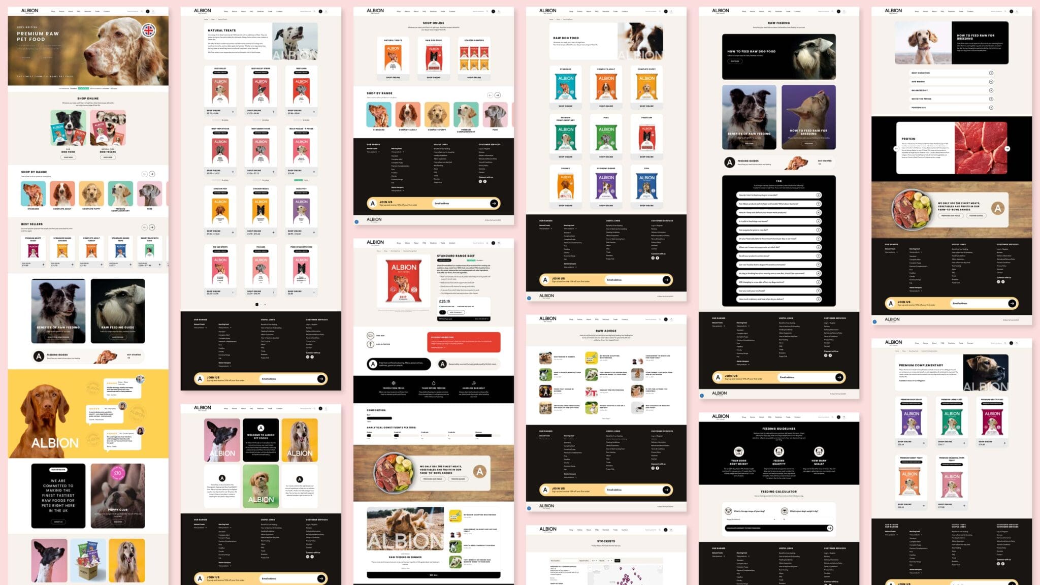 Albion Pet Foods: Web Design & Branding By Bluestone98