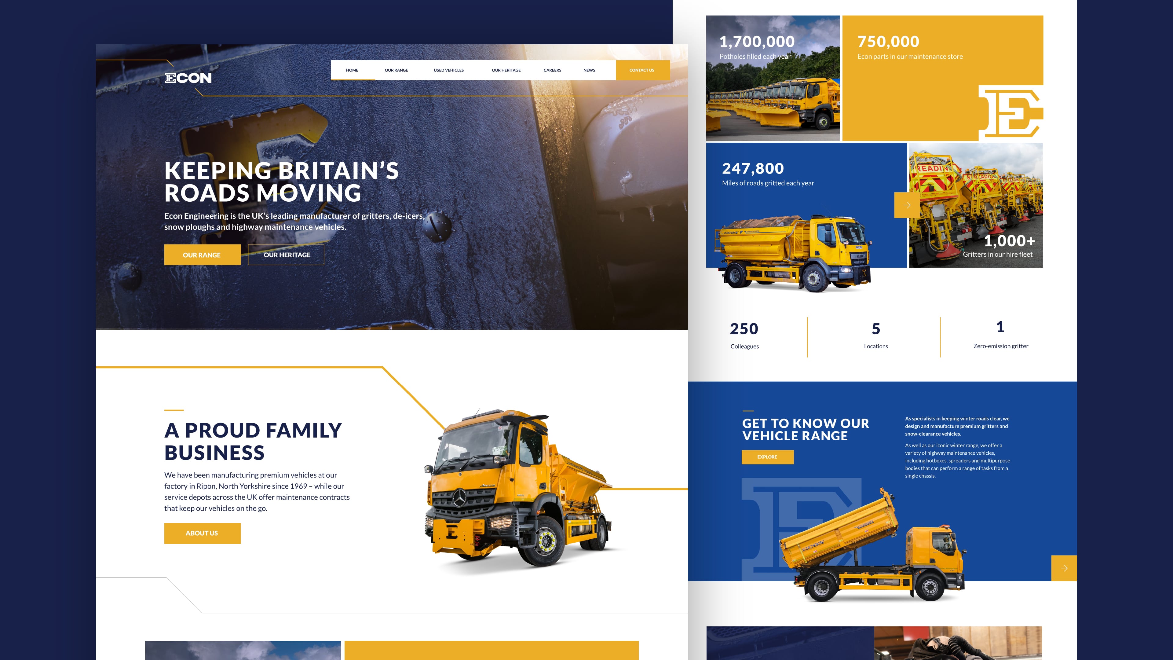 Explore Econ Engineering's Web Design By Bluestone98