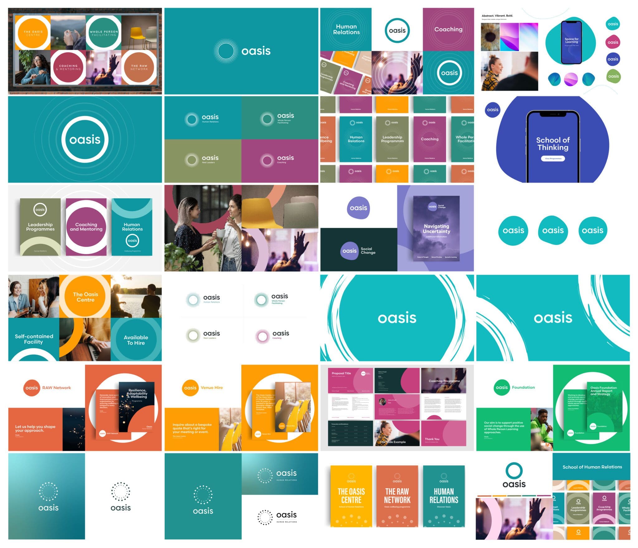 Oasis Human Relations: Web Design & Branding | Bluestone98